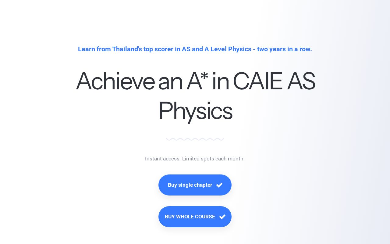 Achieve an A* in CAIE AS Physics with Naproud